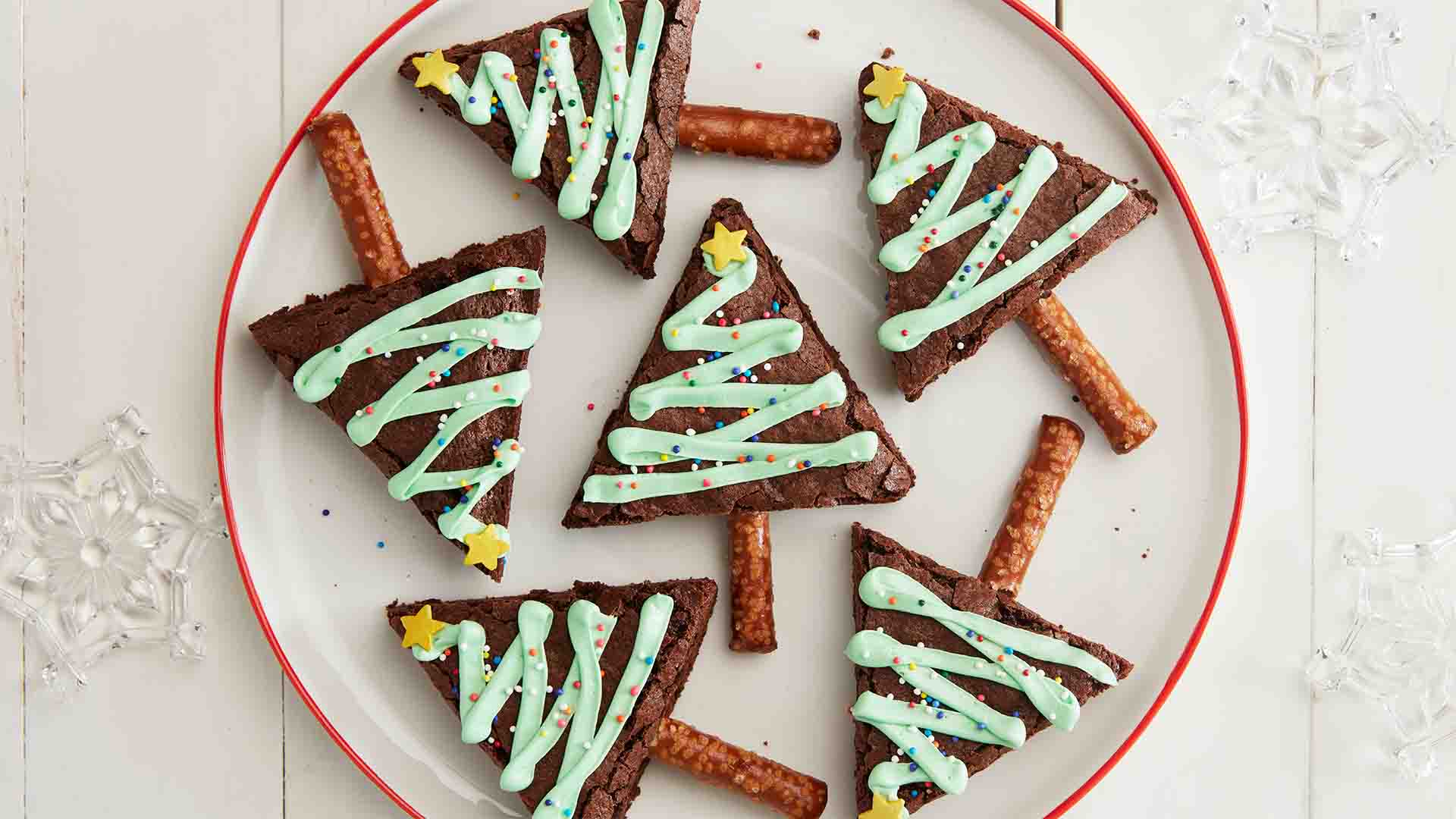 Christmas Brownie Trees Recipe | Recipes