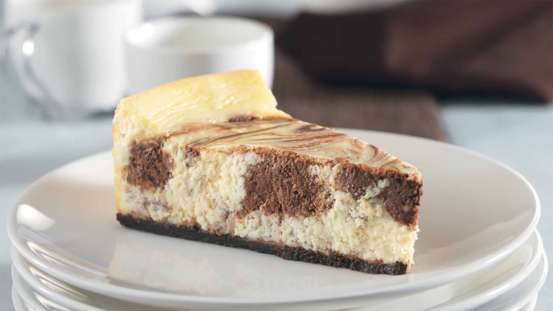 Deluxe Marbled Cheesecake Recipe | Recipes