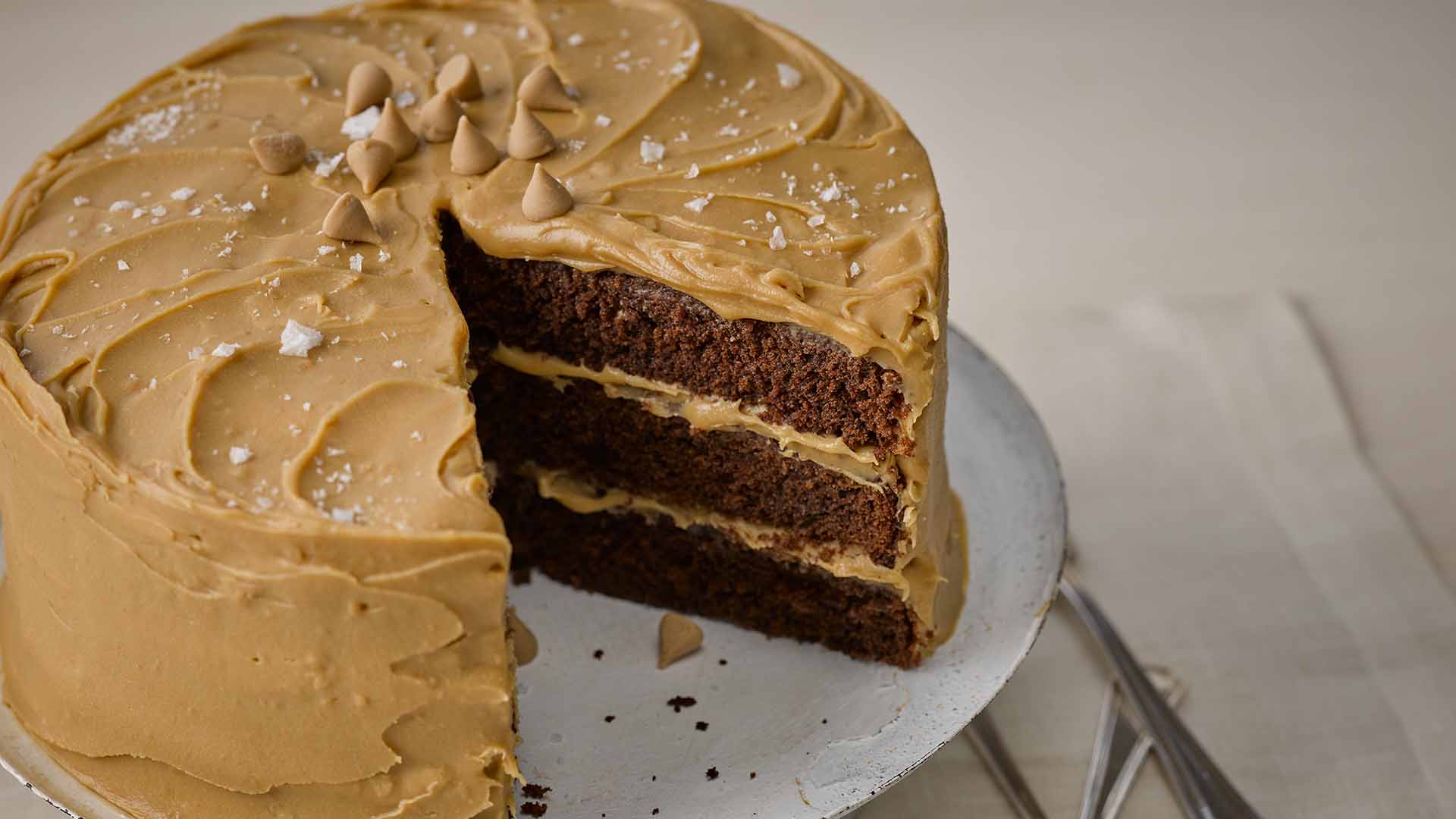 HERSHEY'S CHIPITS Sea Salt Caramel Torte Recipe | Recipes