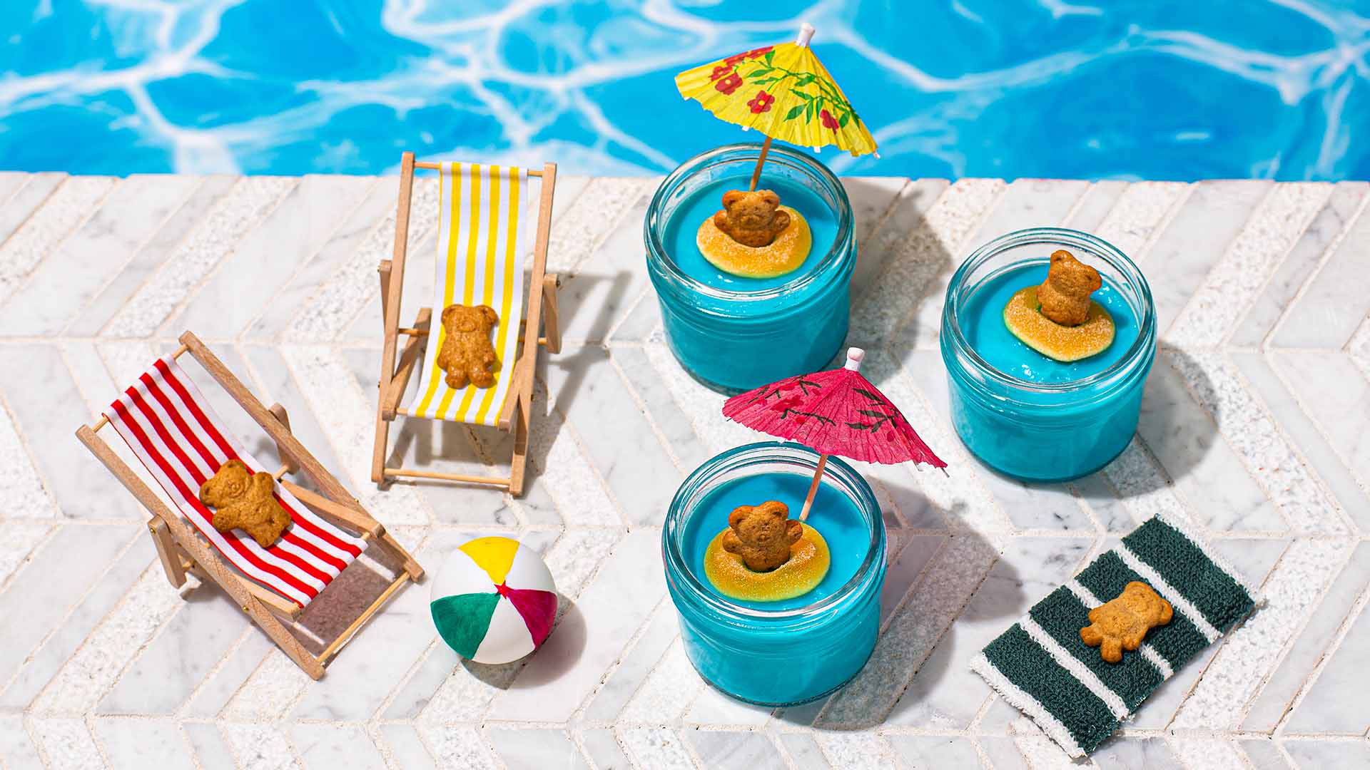 Pool Party Pudding Cups | Recipes